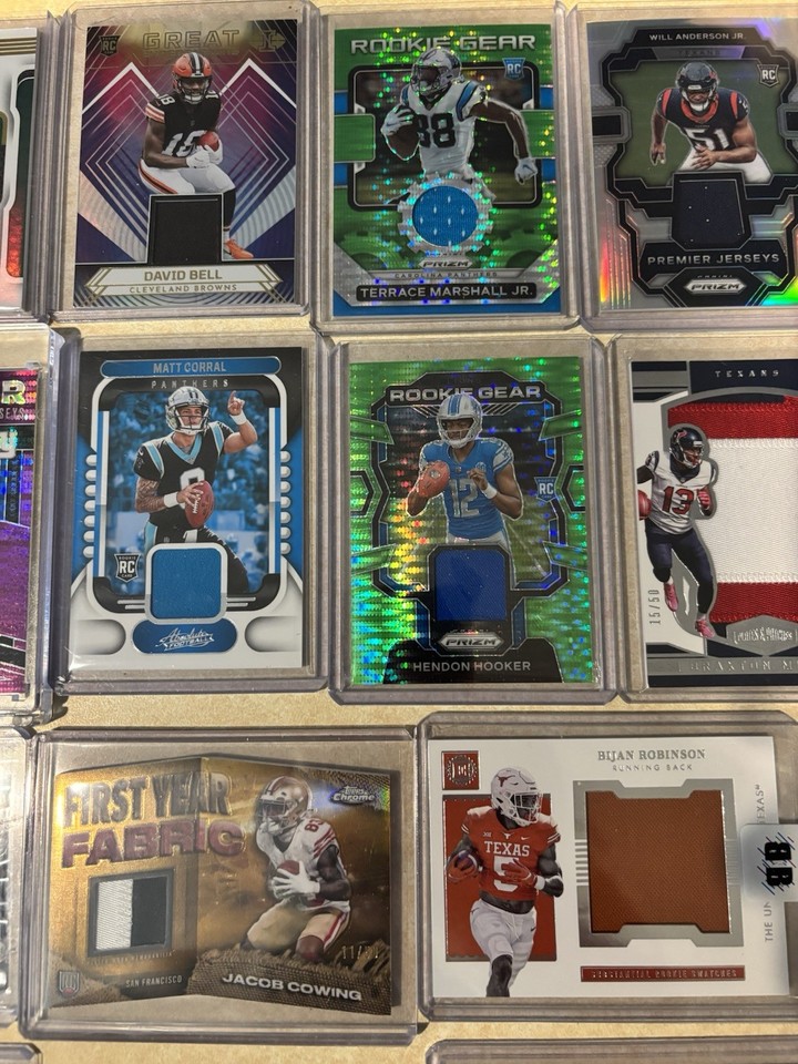 NFL Patch Lot - 49 Total Cards - Rookies, Vets, and #’d Cards in this ...