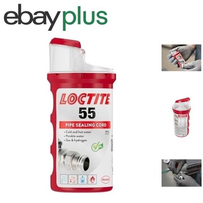 Water-Resistant 55 Pipe Thread Sealant - Non-Curing Cord for Metal ...