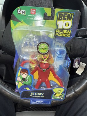 Ben 10 Alien Force Collection Jetray Action Figure NEW Bandai 2008 Jet ...