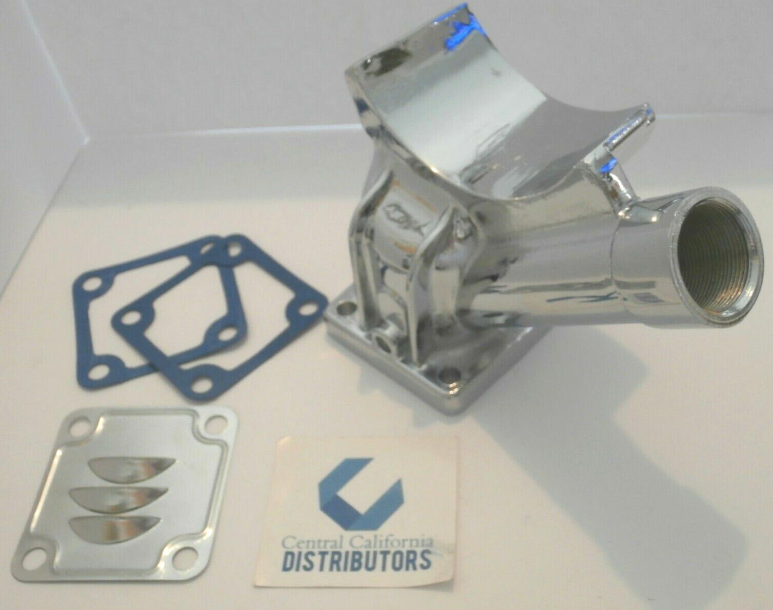 VW 12V CHROME ALUMINUM ALTERNATOR / GENERATOR STAND KIT w/ GASKETS AND ...