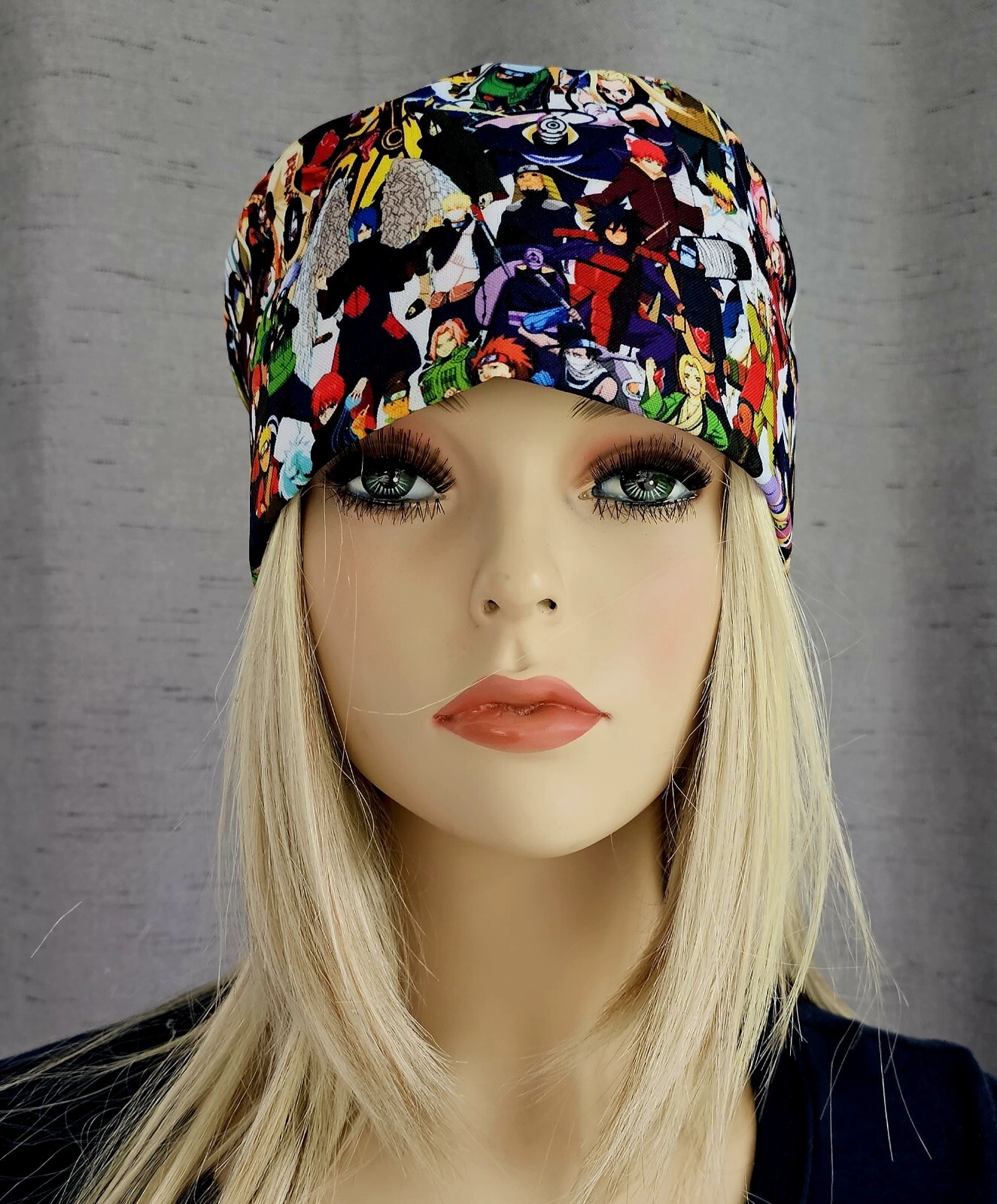 NARUTO ANIME COLLAGE MEDICAL NURSE SCRUB CAP ( 2 SIZE SELECTION ) | eBay