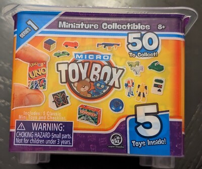 World's Smallest Micro Toy Box Series 1 Mini Collectible Toys - Uno And ...
