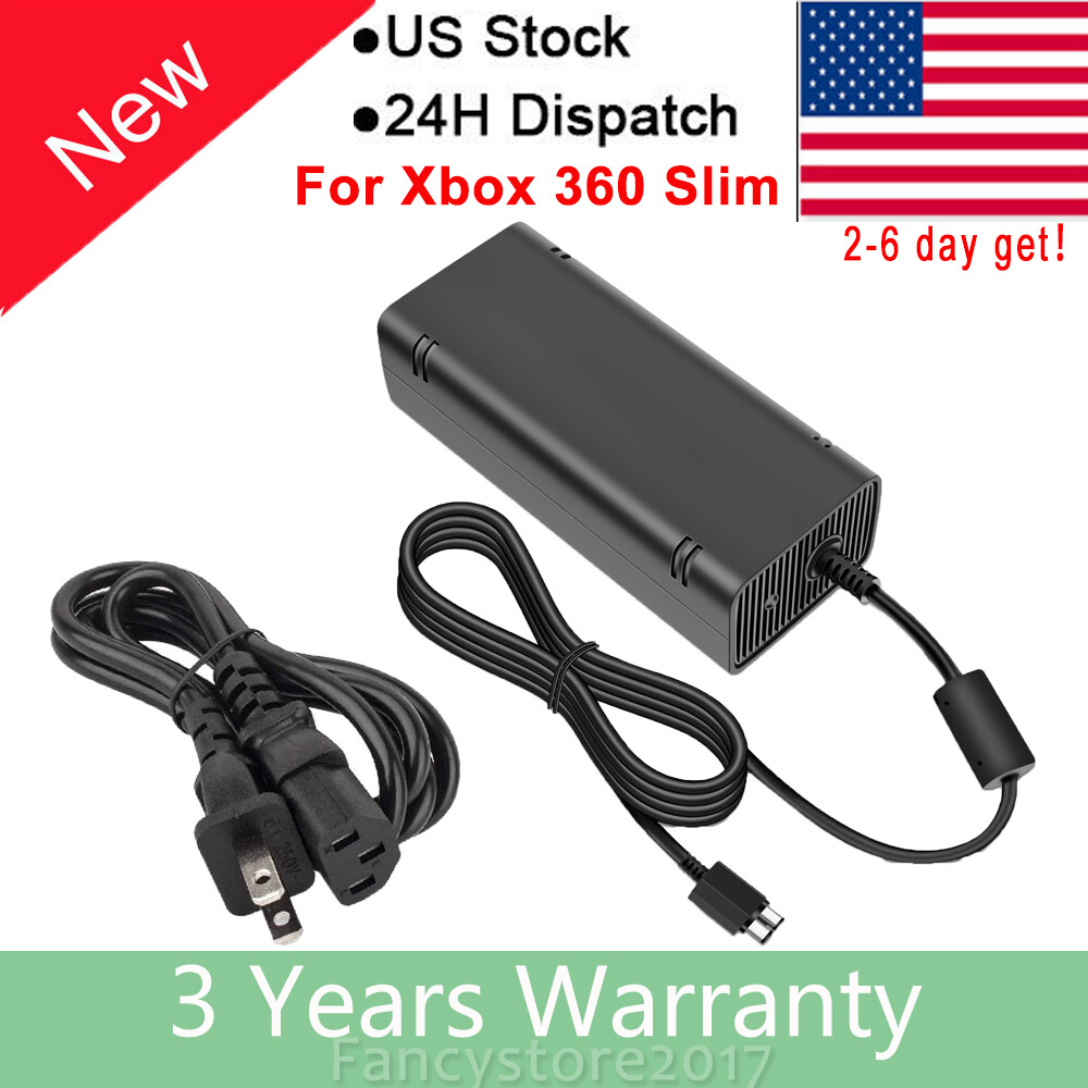 New Official Microsoft Xbox 360 S 360 Slim Power Supply