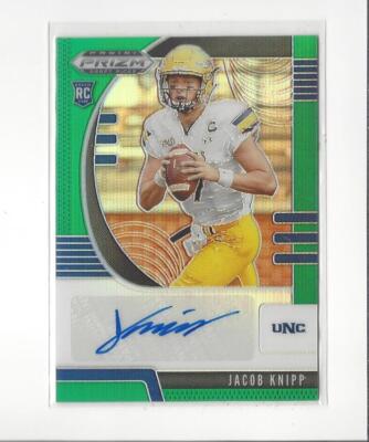 2020 Prizm Draft Green #284 Jacob Knipp AUTOGRAPH UNC | eBay