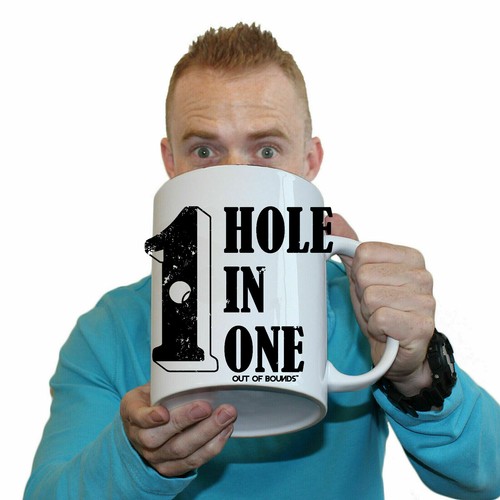 Ohole In One Golf Golfing Funny Novelty Giant Massive 2 Litre Mug Gift ...