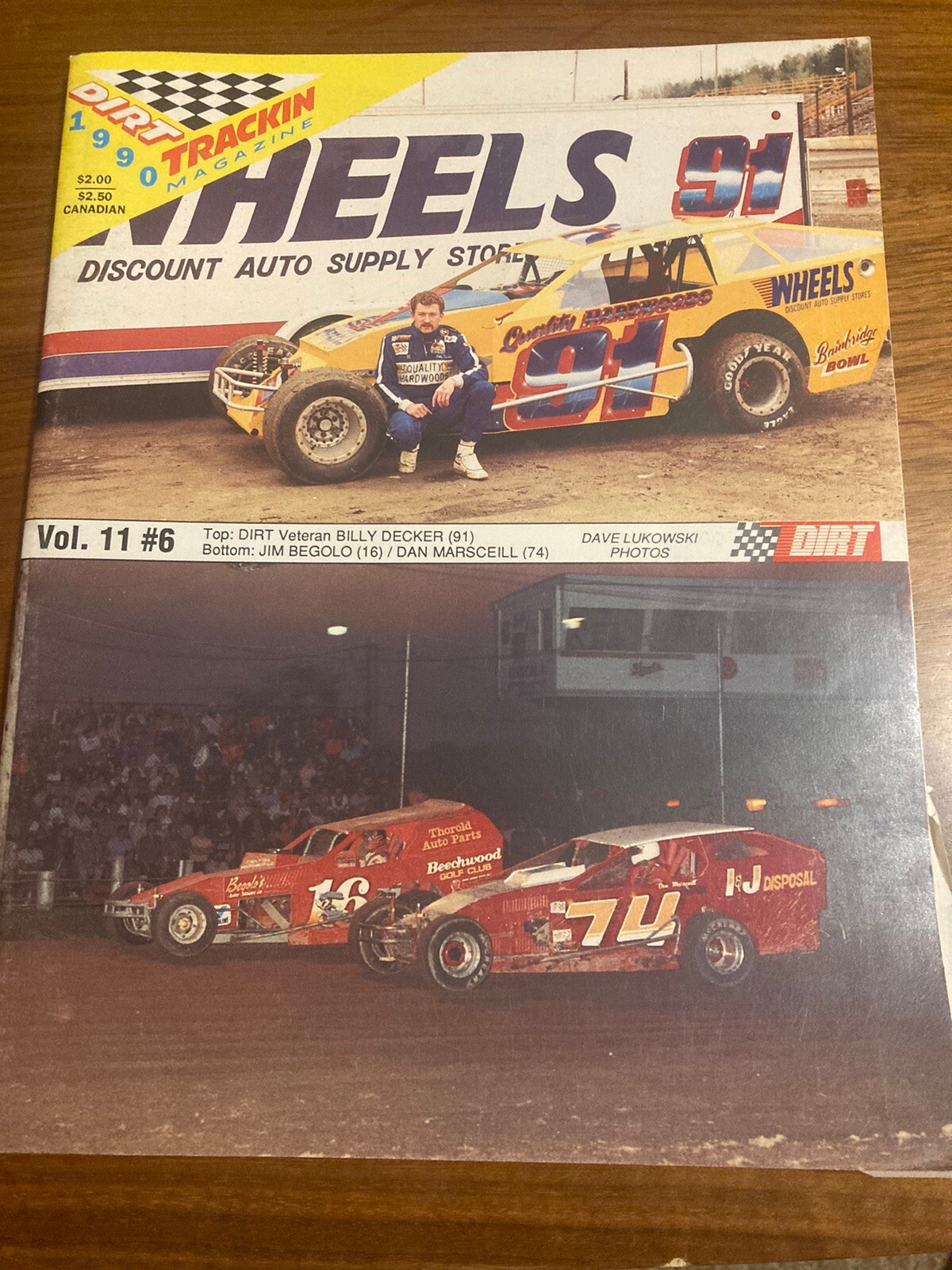 1990 Dirt Trackin Magazines Lot Of 10 Modified Racing Programs Volume ...