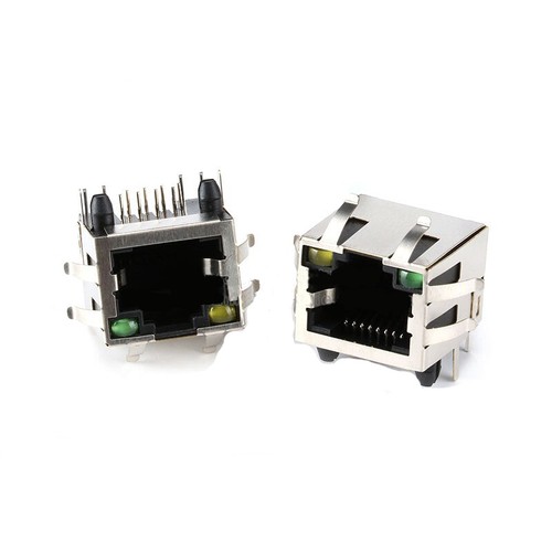 RJ45 Shielded 8P8C PCB Network Connectors - Ethernet 8 Pin Socket With ...