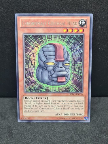 Yugioh Chronomaly Colossal Head REDU-EN010 Rare NM | eBay