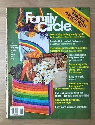 Family Circle July 26, 1977 women's mag household hints recipes | eBay