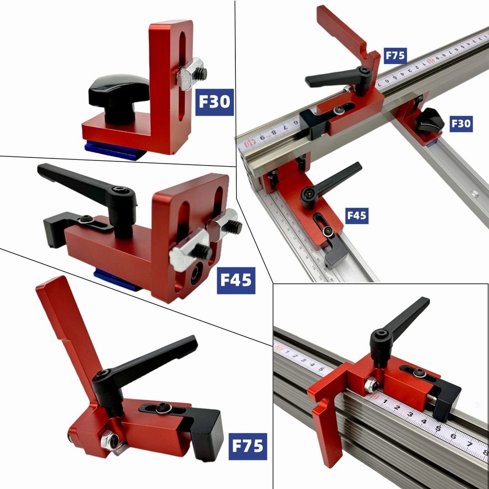 Multi T-Slot Miter Track Aluminum Durable Saw Woodworking Router Table ...