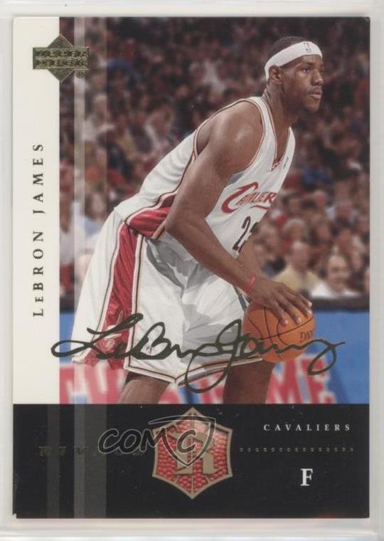 Lebron James Autographed Signed 2004 UDA Rivals Facsimile Auto Lebron ...