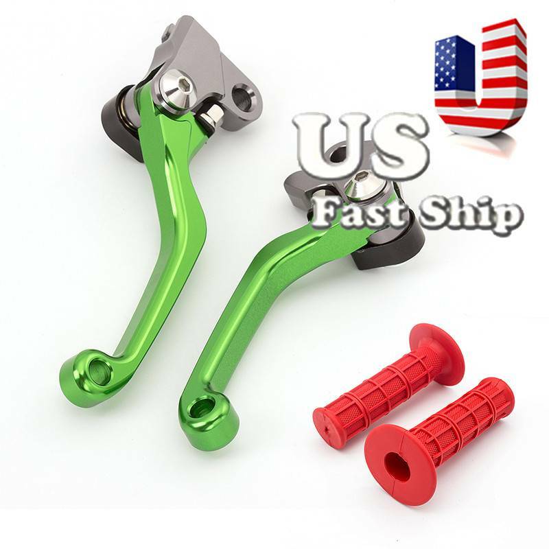 Brake Clutch Lever Pivot w/Handle Grips For KX250F KX450F 13 2014-18 ...