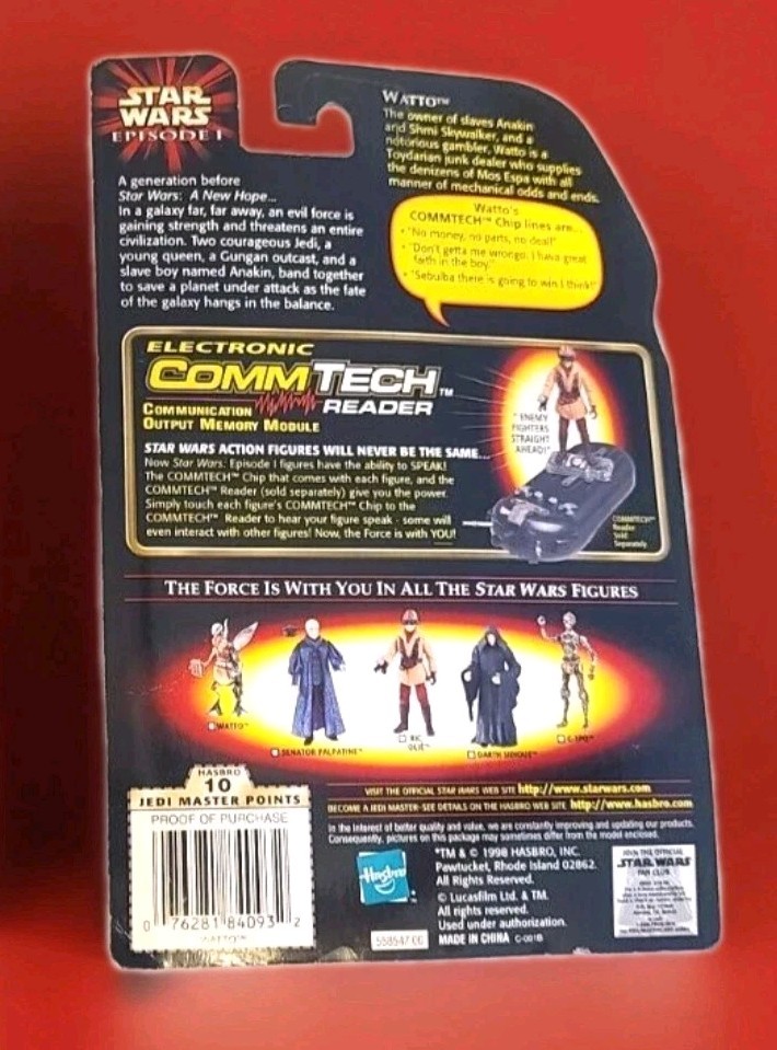 Vintage 1999 Star Wars Watto with Datapad Action Figure episode one New ...