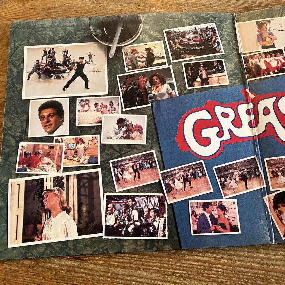 Grease Movie Soundtrack Vinyl LP Double Album 1978 Original Gatefold ...