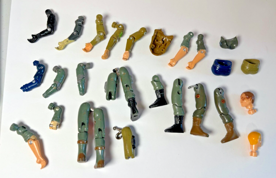 Vintage GI Joe Figure Parts Lot 1982-1983 *BROKEN / DAMAGED* for repair ...