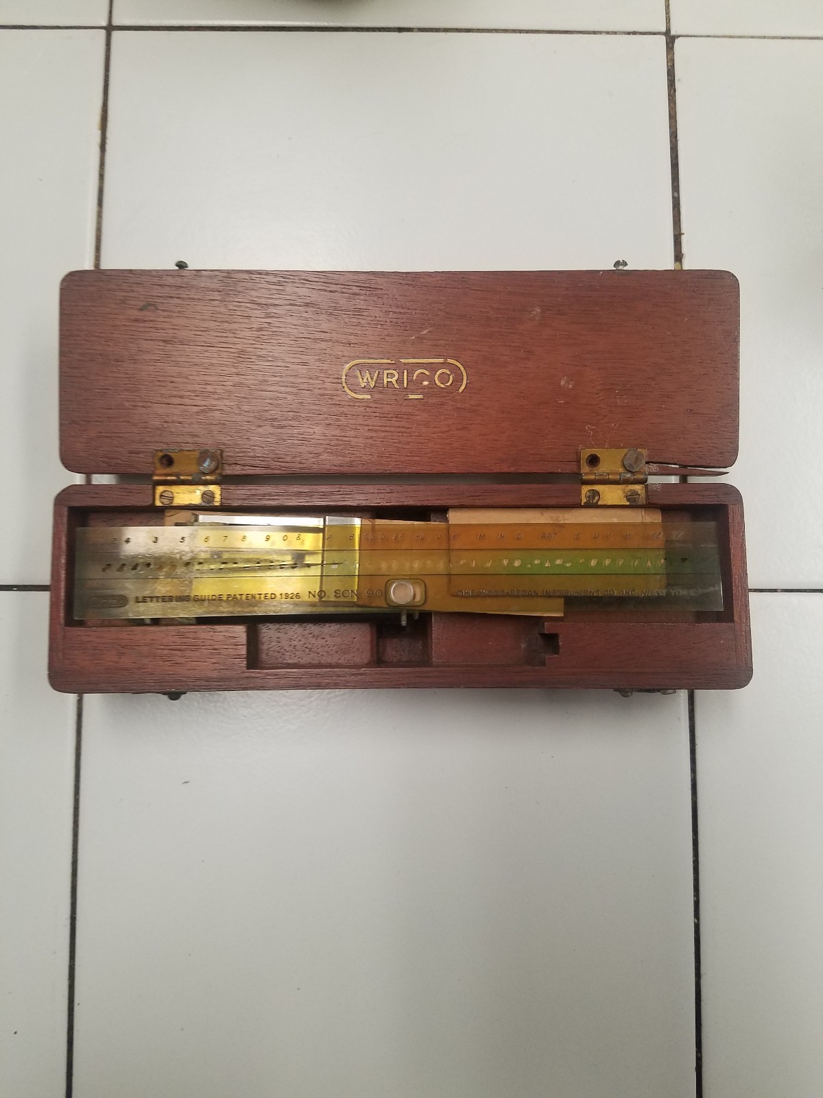 Vintage Wrico Lettering Pen Set with Case and Templates | eBay