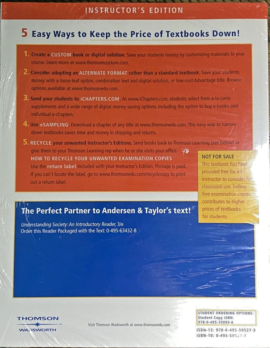 Sociology College Textbook