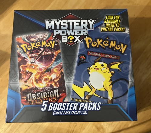 Pokemon Mystery Power Box Chase Pack Seeded 1:10 (5 Booster Packs) NEW ...
