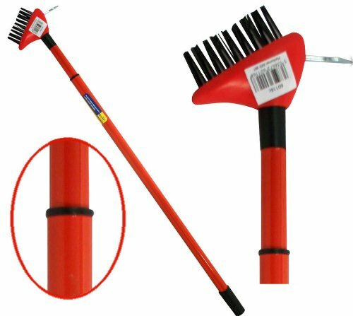 Telescopic Patio Cleaning Wire Brush Block Paving Weed Scraper Rake ...