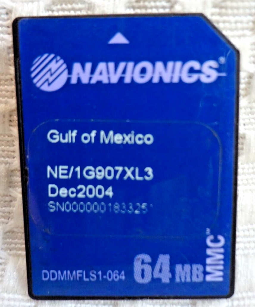 NAVIONICS MMC 1G907XL3 GULF OF MEXICO SD DATA CARD MAP CHART CHIP | eBay