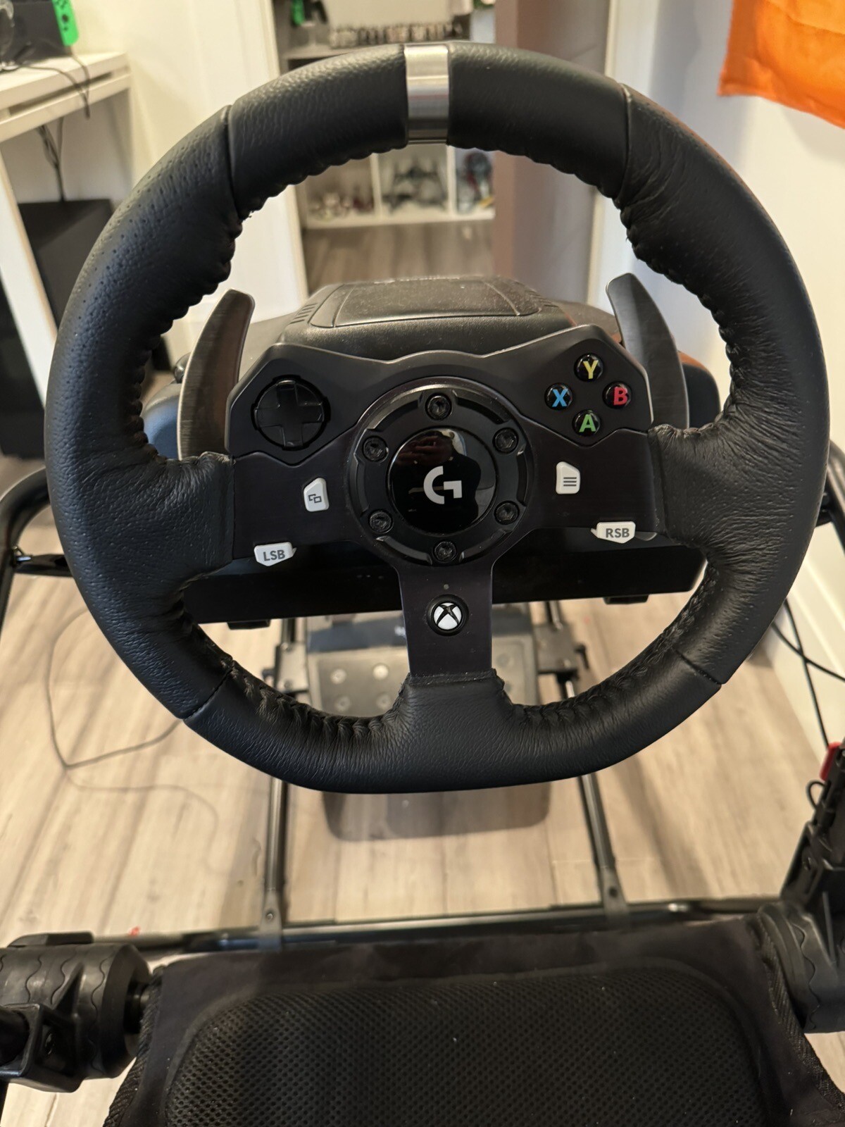 Logitech G920 USB Steering Wheel, Pedals PC And Shifter, Xbox - Black ...
