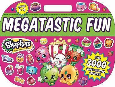 Shopkins Megatastic Fun by Little Bee Books (2016, Sticker Book) for ...