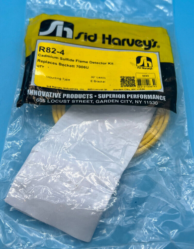 Sid Harvey # R82-4 Cadmium Sulfide Flame Detector Kit With 30" Leads ...