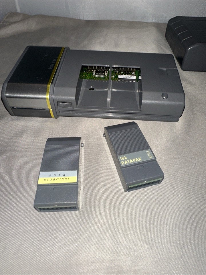 Psion Organiser II - LZ With 2 Datapaks Not Booting Up Vintage Handheld ...