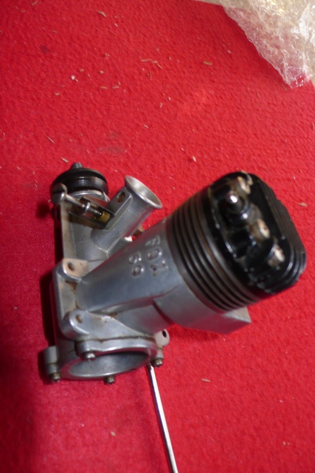 Fox 59 stunt engine-1958-Excellent-black head-great compression! | eBay