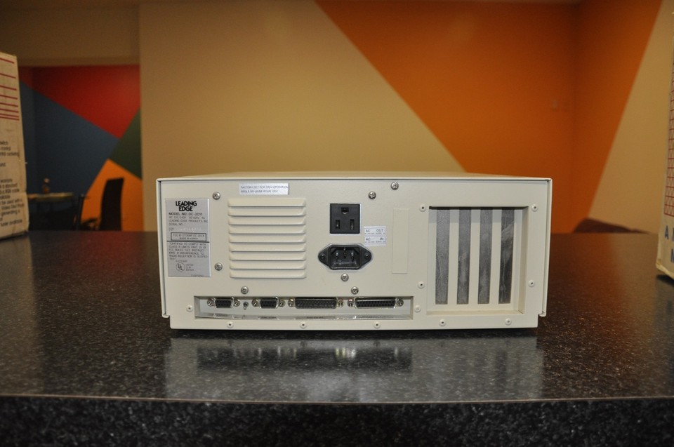 Vintage and Rare Leading Edge Computer complete with original boxes and ...
