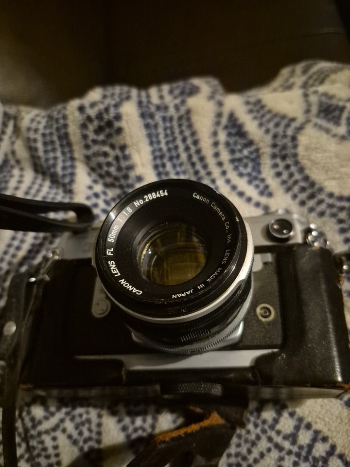 Vintage Canon FX Film SLR Camera | eBay