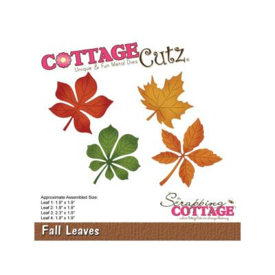 Autumn Leaf Fall Leaves Die Craft Steel Die Cutting Dies Cottage Cutz ...