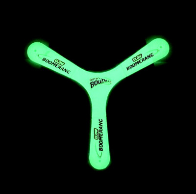 Boomerang Glow in the Dark Outdoor Fun Y 3 Wing | eBay