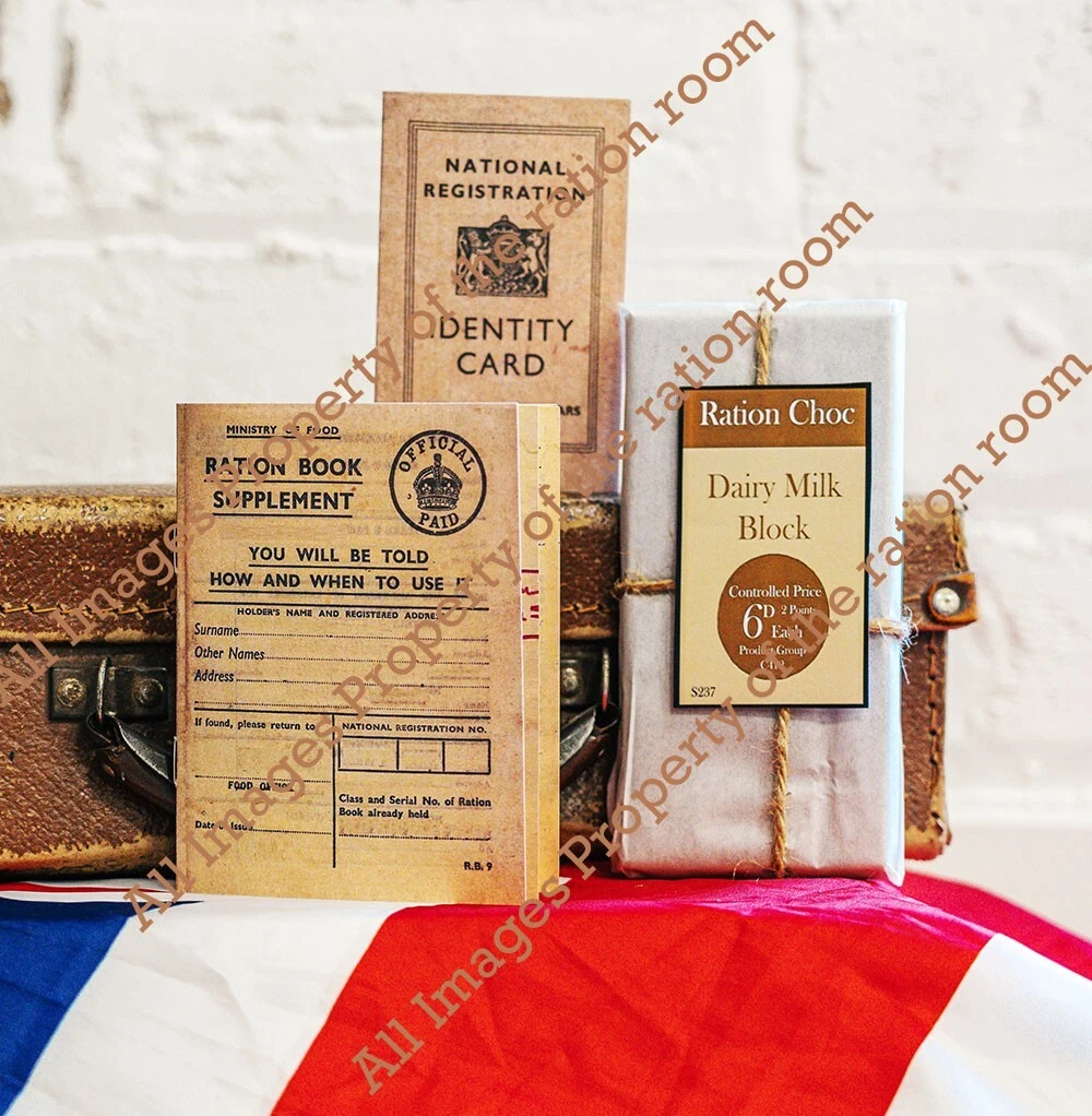 Купить Ибей | 1940s-WW2-Re-enactment Chocolate-Ration Book-ID Card ...