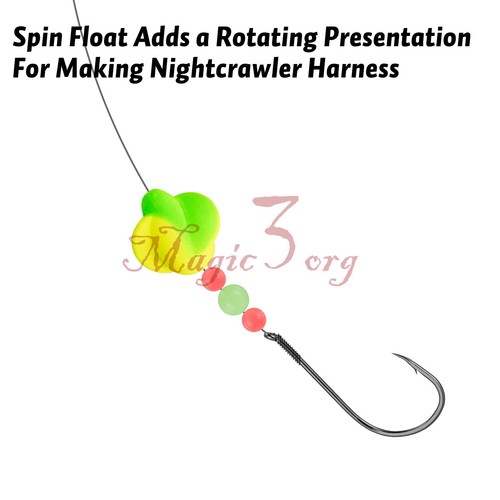 30/60pcs Surf Fishing Pompano Walleye Rig Floats Crawler Harness ...