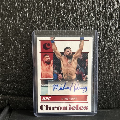 2022 Panini Chronicles UFC Platinum Mike Perry Auto Signed Autograph ...