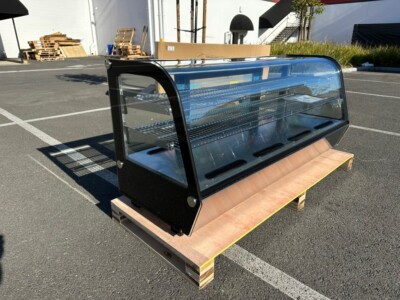 NEW 60" Commercial Refrigerated Display Case Cooler for Countertop 110V ...