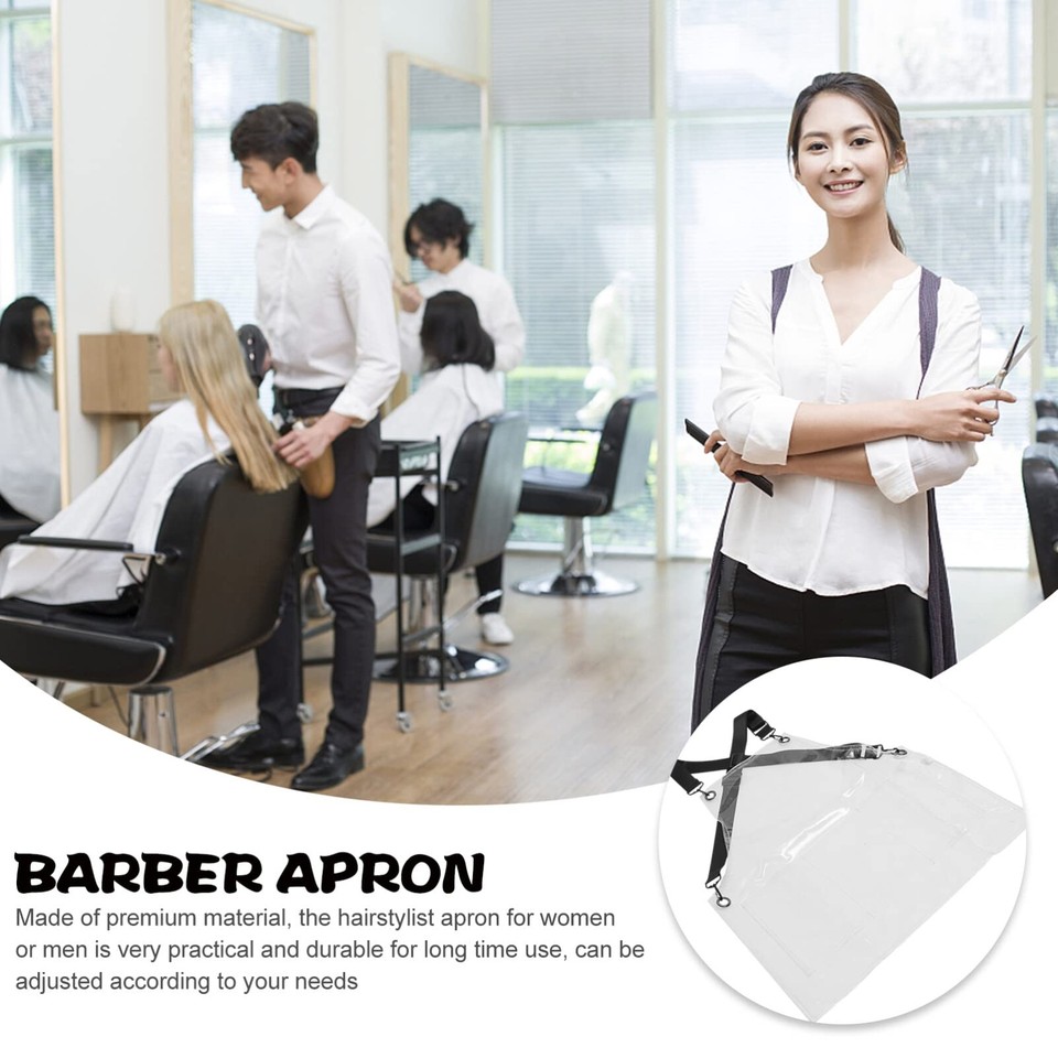 Salon Stylist Aprons Clear Apron Plastic Aprons Barber Apron Hair ...