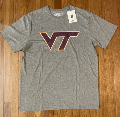Men's VT Virginia Tech Hokies E5 Apparel Logo Short Sleeve Shirt NWT ...