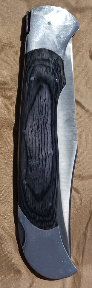 Giant Knife! Huge Timber Rattler Scarab Lock Back Folder! NEW - BIG ...