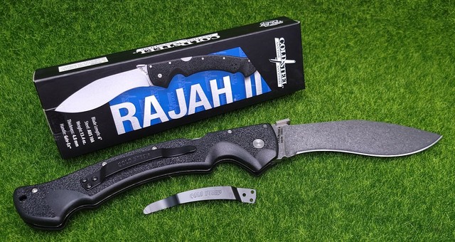 Cold Steel Rajah II 6 inch Folding Knife - Silver/Black for sale online ...