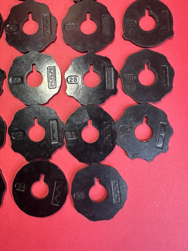 Rare Set 35 Singer Flat Cams Fashion Discs 1-31 37 350-352 Sewing ...