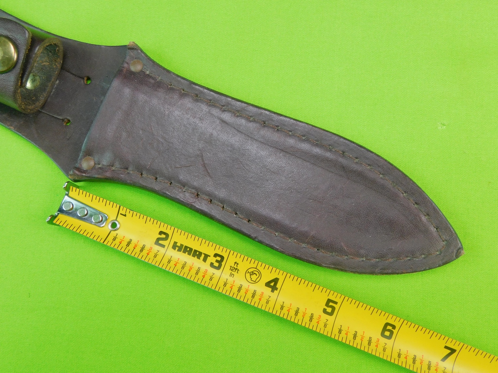 Vintage US Stiletto Knife Dagger Leather Sheath Scabbard | eBay