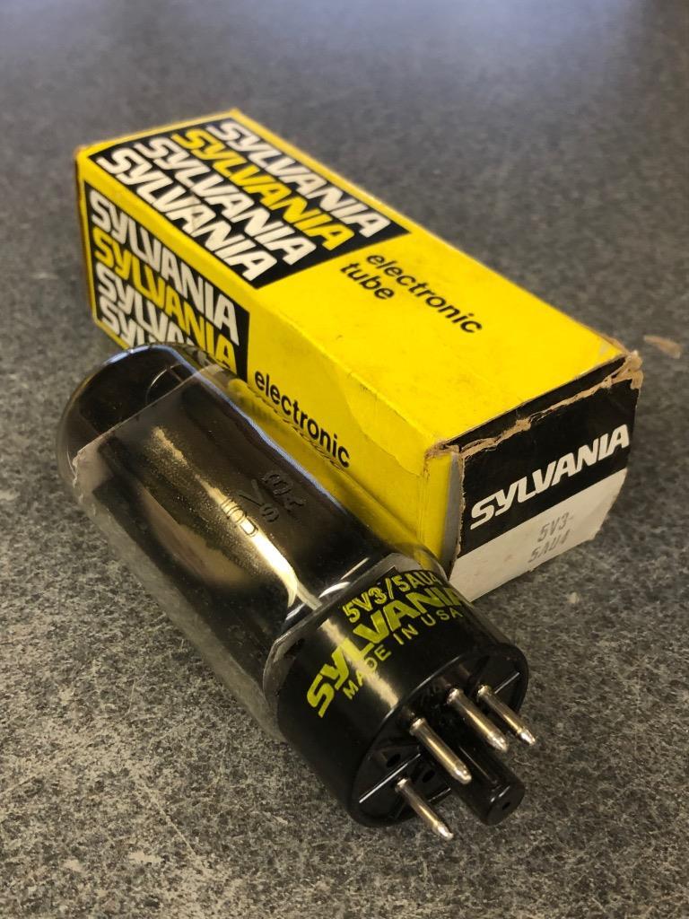 * NEW * Sylvania 5V3-5AU4 Rectifier Tube | eBay