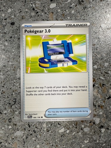 Pokemon TCG Cards Pokegear 3.0 186/198 Scarlet & Violet Uncommon NM-M ...