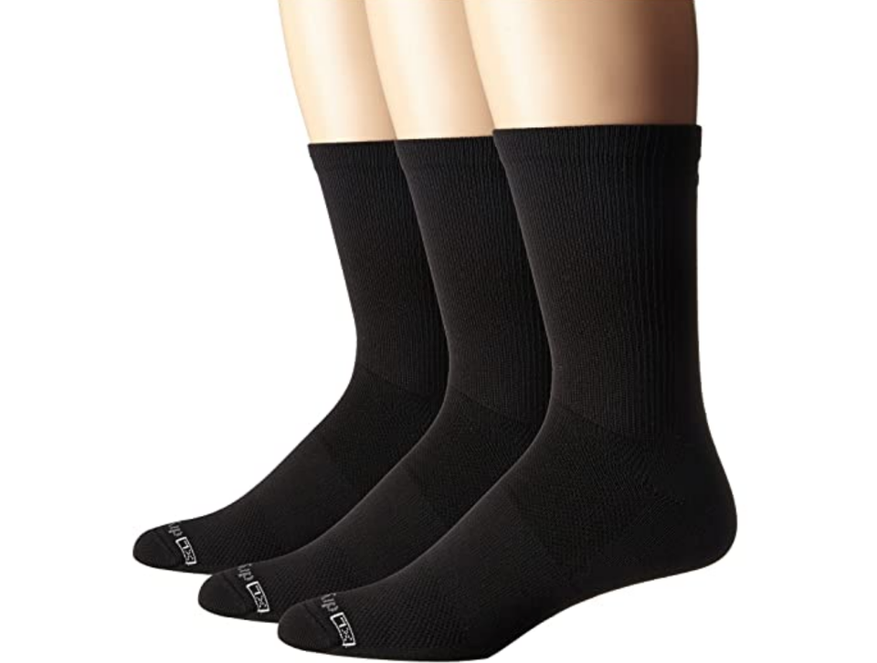 Drymax Thin Black Running Crew Socks L37112 Unisex Size Small (Pack of ...