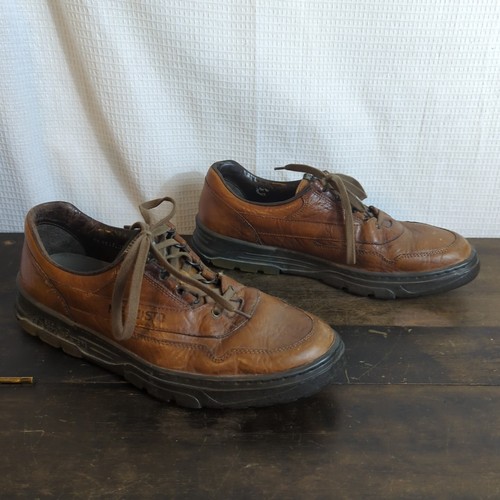 Mephisto Air Jet Bag System Brown Runoff Leather Shoes Women 100% ...