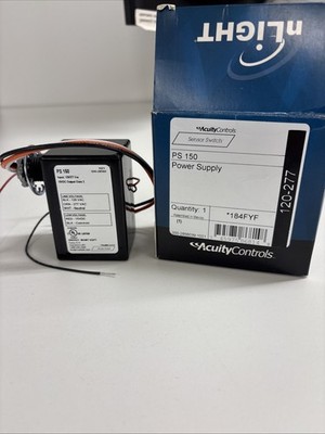 ACUITY CONTROLS SENSOR SWITCH PS 150 POWER SUPPLY 120/277V | eBay
