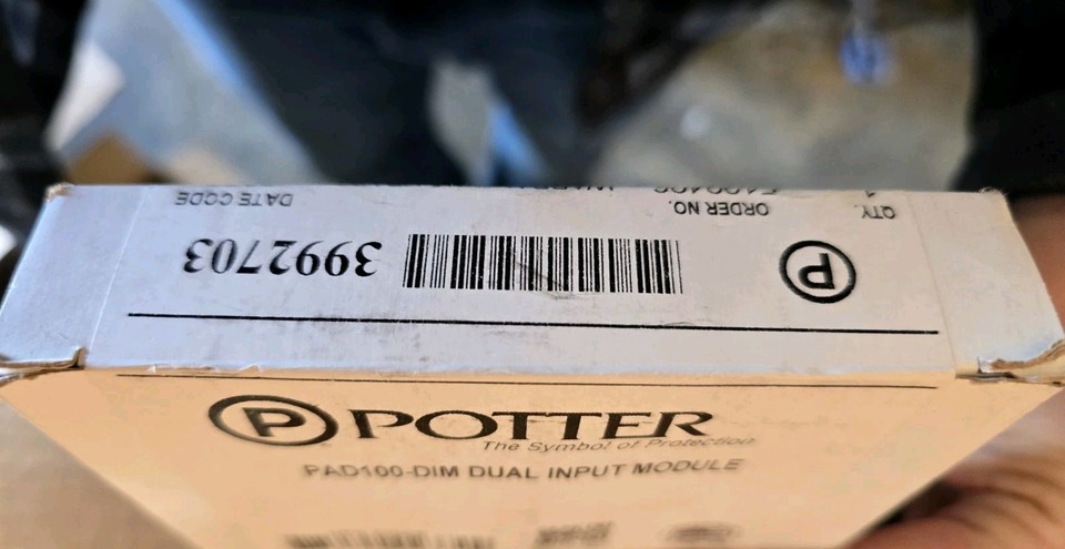 PAD100-DIM Potter DUAL INPUT MONITOR MODULE Factory Sealed -FREE ...