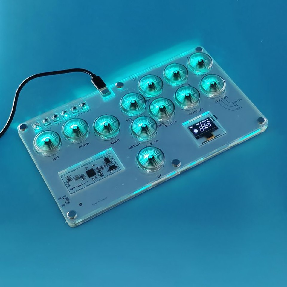 For PS4 PC PS3 Switch Turbo Game HitBox SallyBox Fighting Stick ...